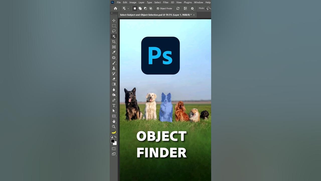 🤯 Faster Selections in Photoshop with the Object Finder - YouTube