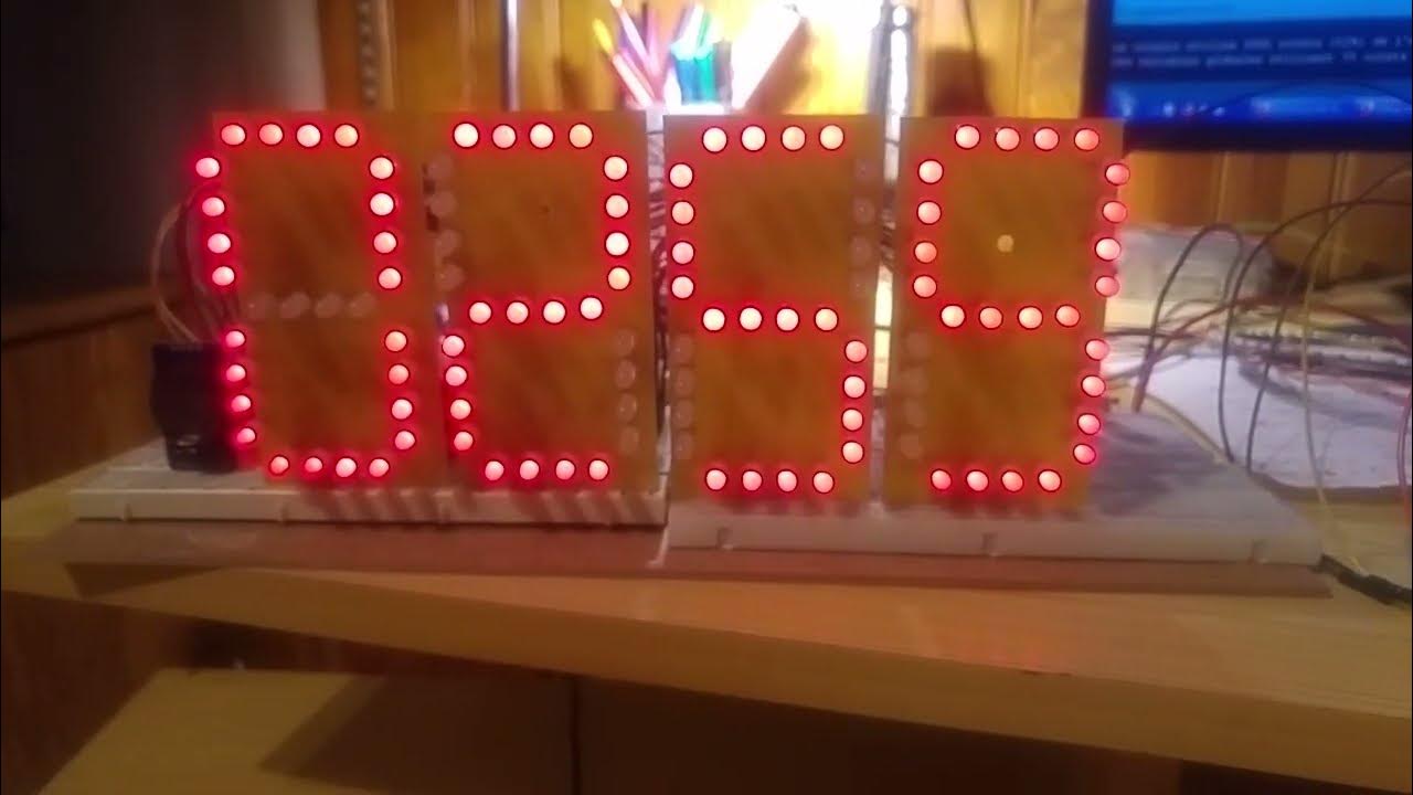 Afficheurs 7 Segments LED 4 Digits - MAX7219 - Chronomètre v1.0 - Arduino UNO - YouTube