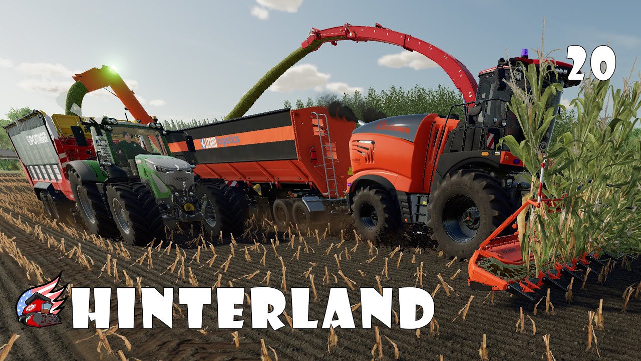 Colossus Forage Harvester in FS22 Timelapse Hinterland Ep 20 - YouTube
