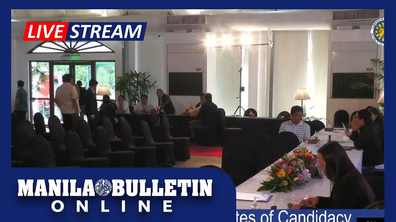 LIVE: Last day of COC filing for 2025 National and Local Election (Oct ...