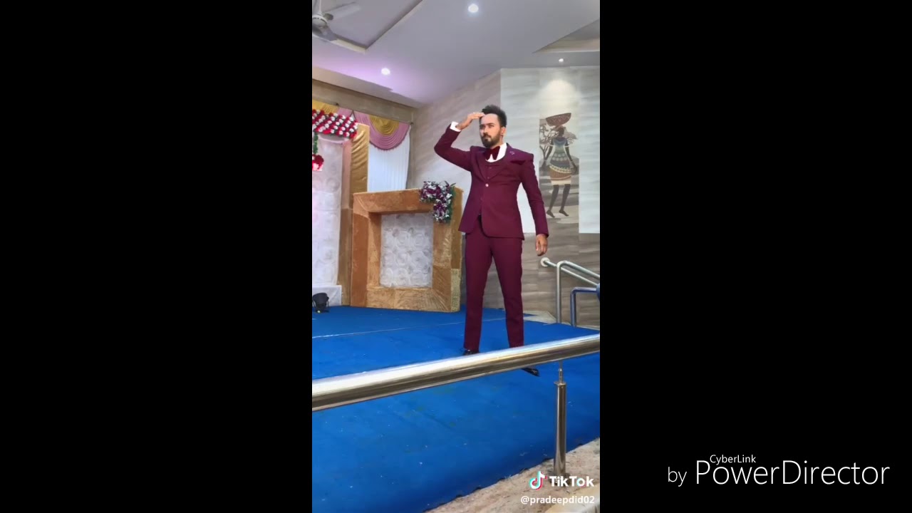 Dhee Jodi Yash master marriage and reception. - YouTube