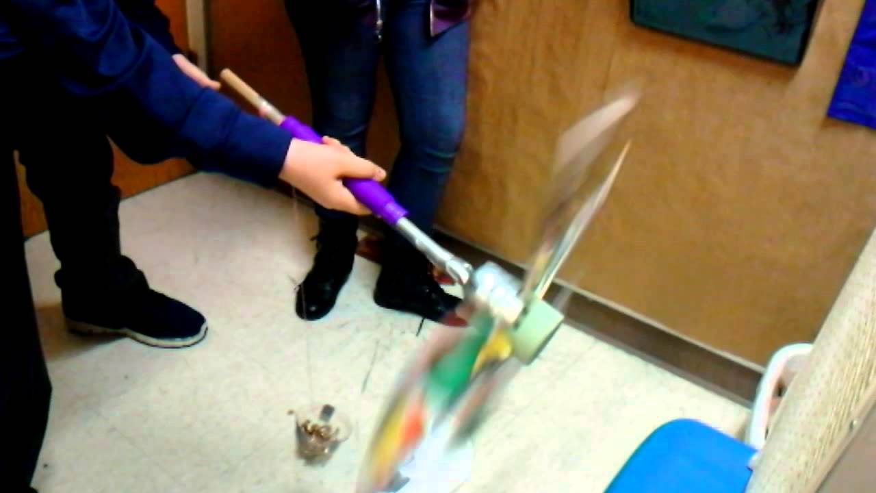 Hand held windmill - YouTube