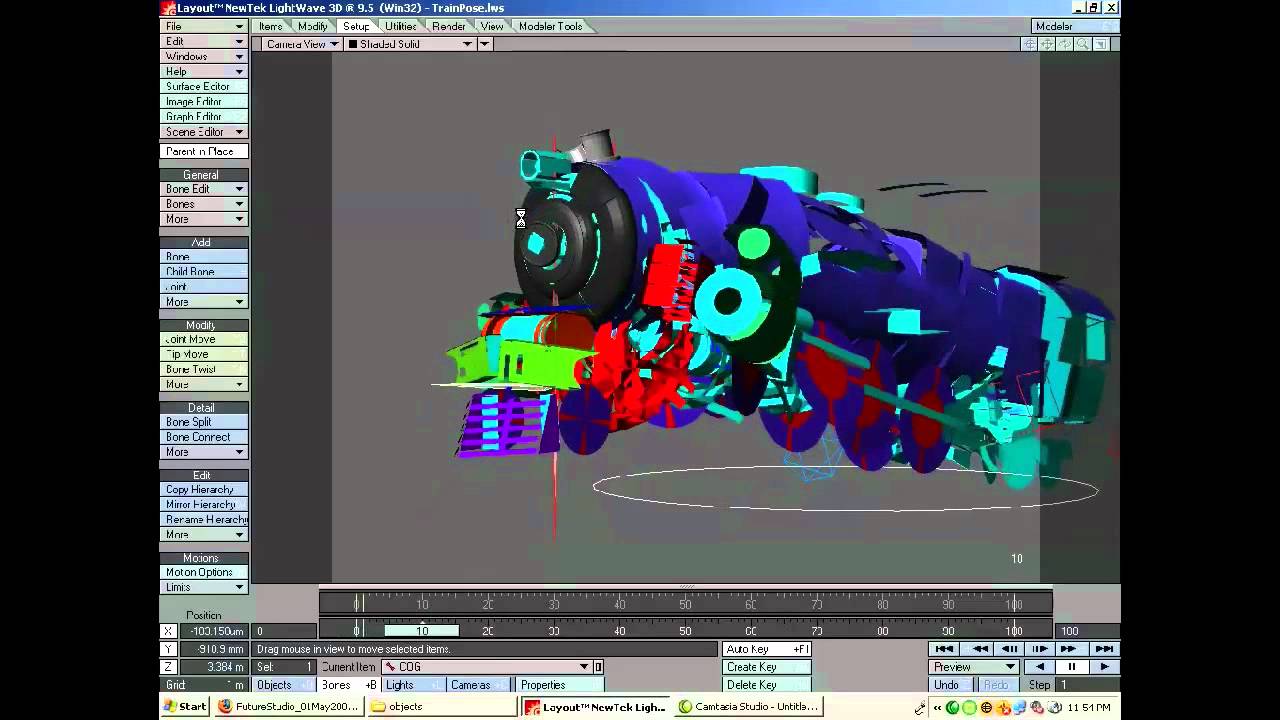 Rig a Transformer-style robot in LightWave (Part 3) - YouTube