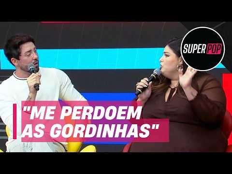 Rico Melquiades discute ao vivo com modelo plus size: \