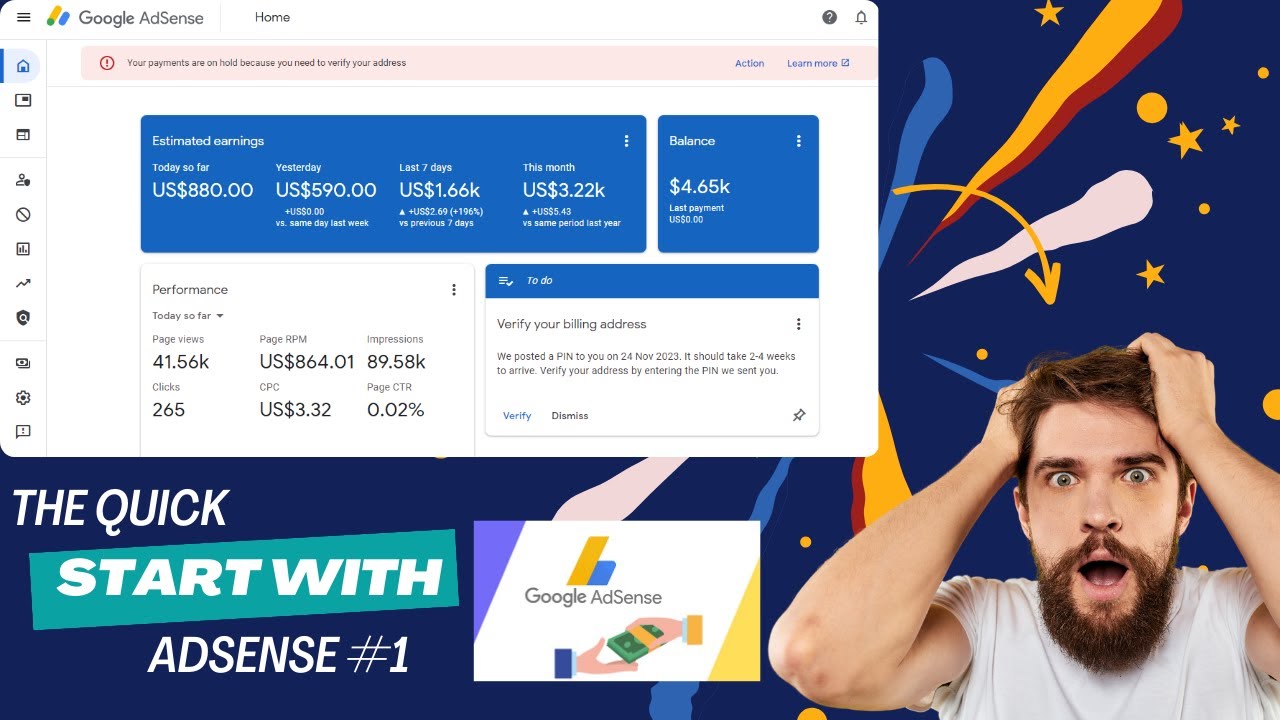 The Quick way to start with Adsense tutorial #1 - YouTube