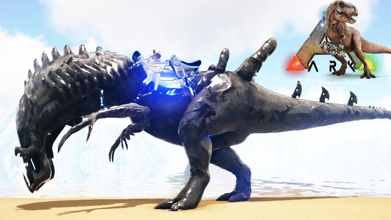 유전자 변이 괴수 등장?? 에일리언+티라노사우루스 가 합쳐진 공룡??!! -아크 모드 플레이 (ARK Mod Play ...