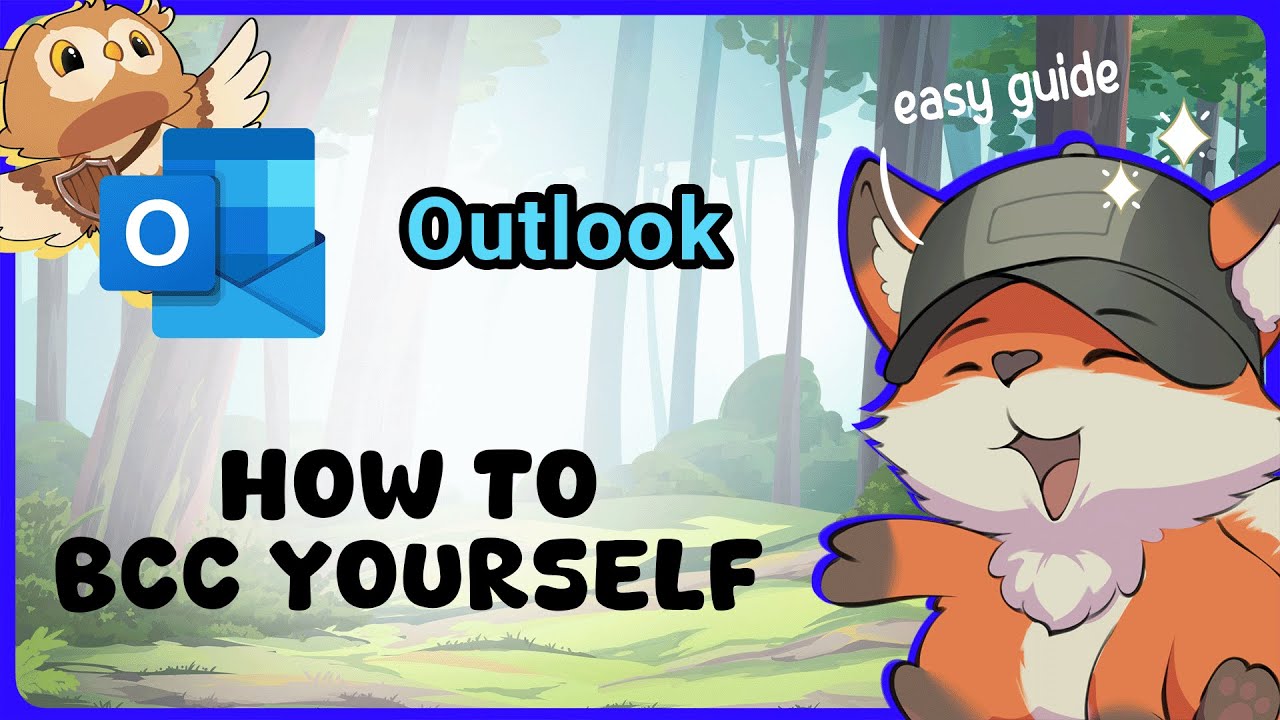 How to BCC Yourself in Outlook | Guide Glimpse - YouTube