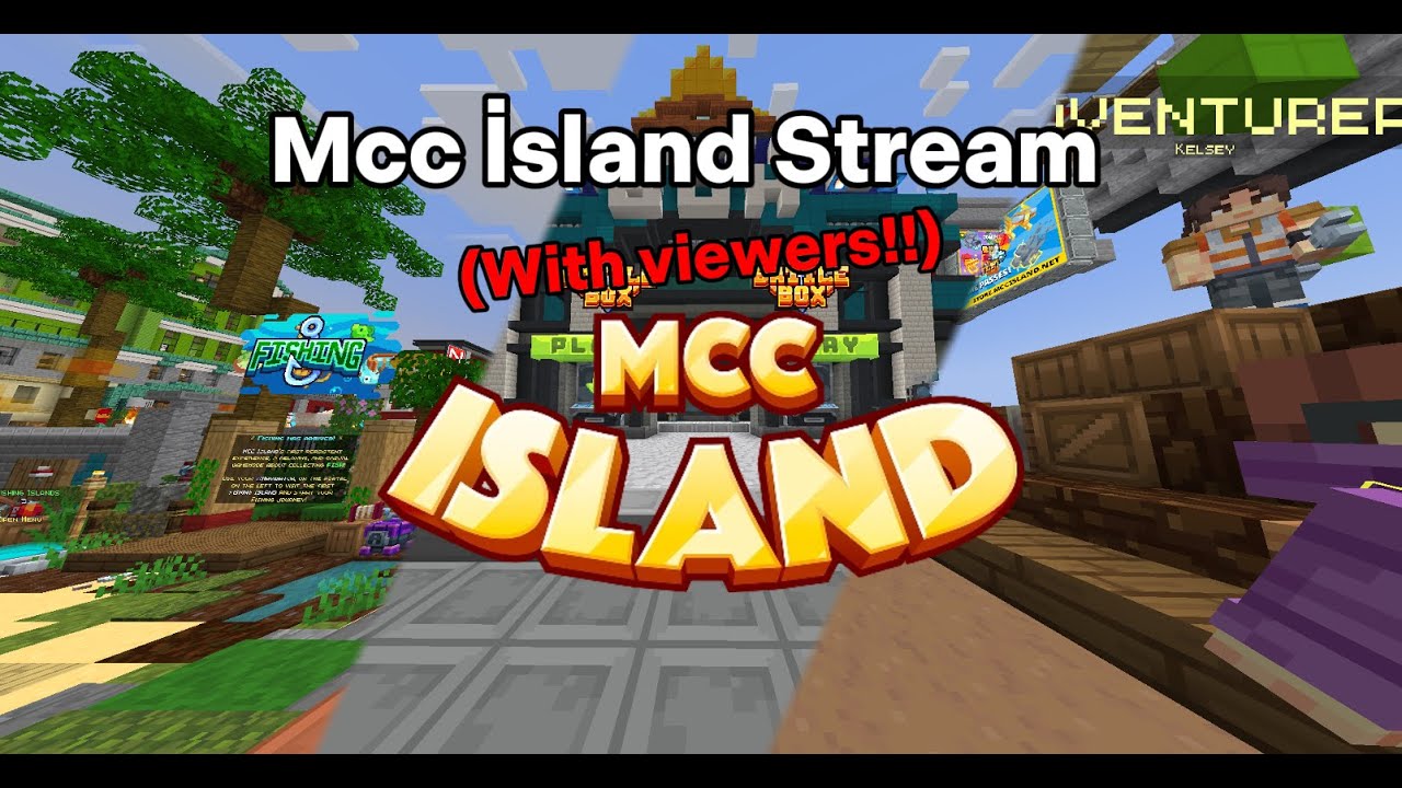 MCC island Stream with wievers!! (Play.mccisland.net) - YouTube