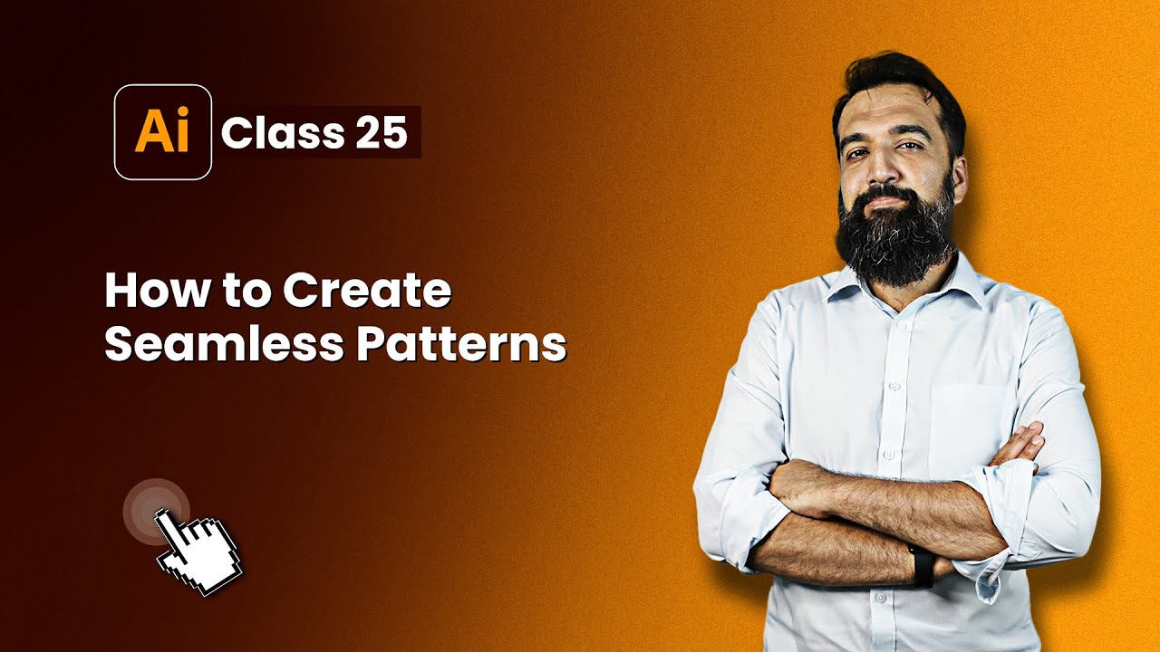 How to Create Seamless Patterns in Adobe Illustrator | Class 25 - YouTube