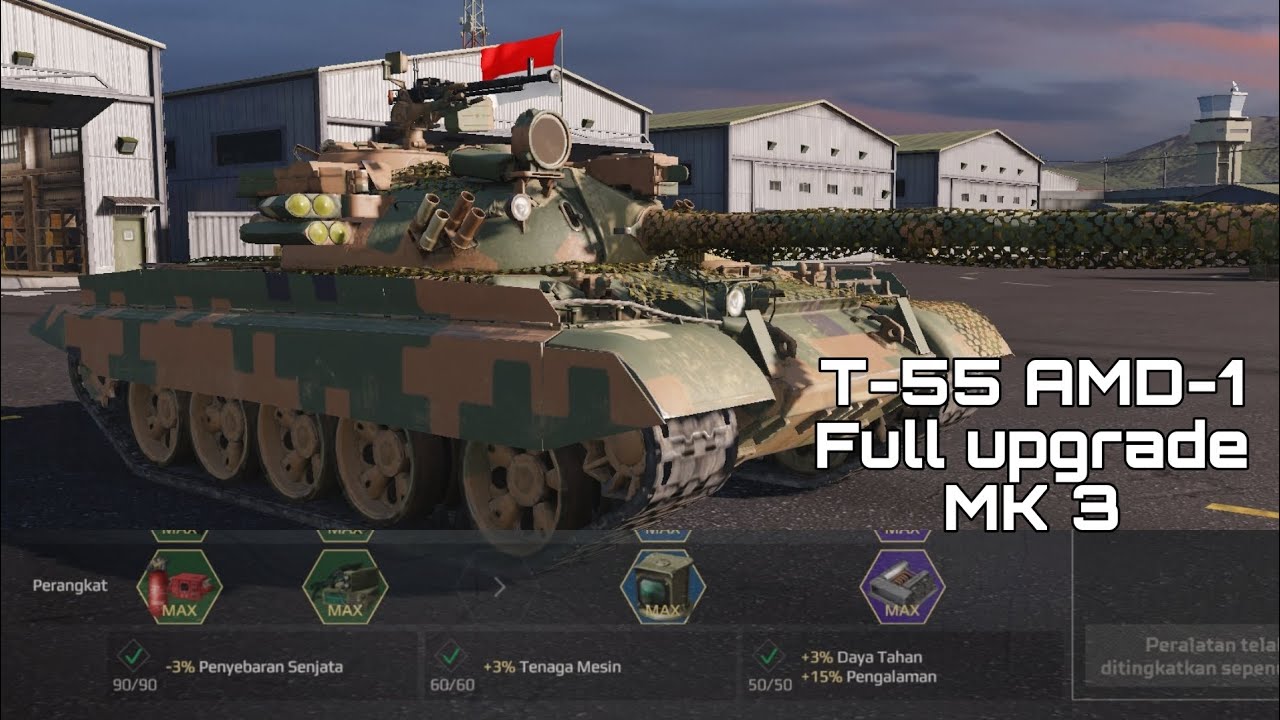 T-55 AMD-1 full upgrade MK 3 | Gameplay Modern War Tank Indonesia - YouTube