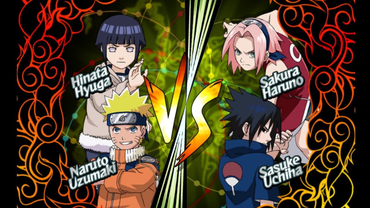 Naruto / Hinata VS Sasuke / Sakura | Naruto: Clash of Ninja Revolution ...