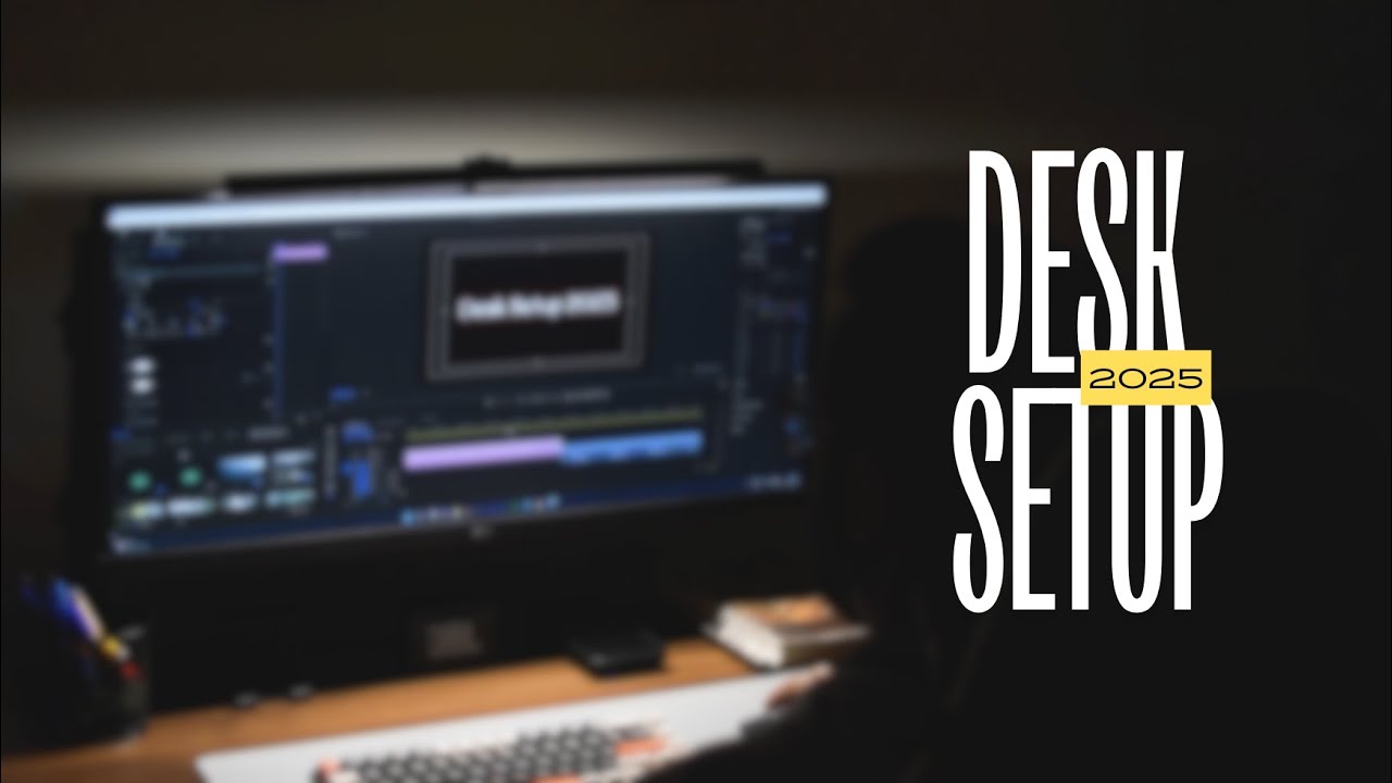 Desk Setup 2025 : A cinematic reveal from INDIA - YouTube