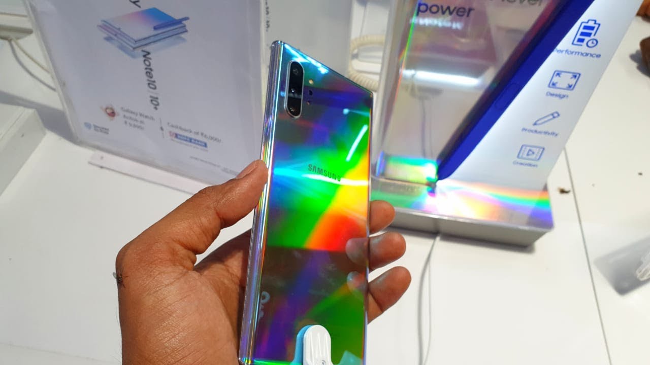 Samsung Galaxy Note 10 Plus First Look and Hands On | Specs & Camera ...