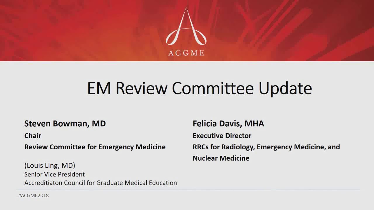 Junior Faculty Development Forum (JFDF): EM Review Committee Update ...