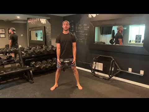 Single Dumbbell Sumo RDLs - YouTube
