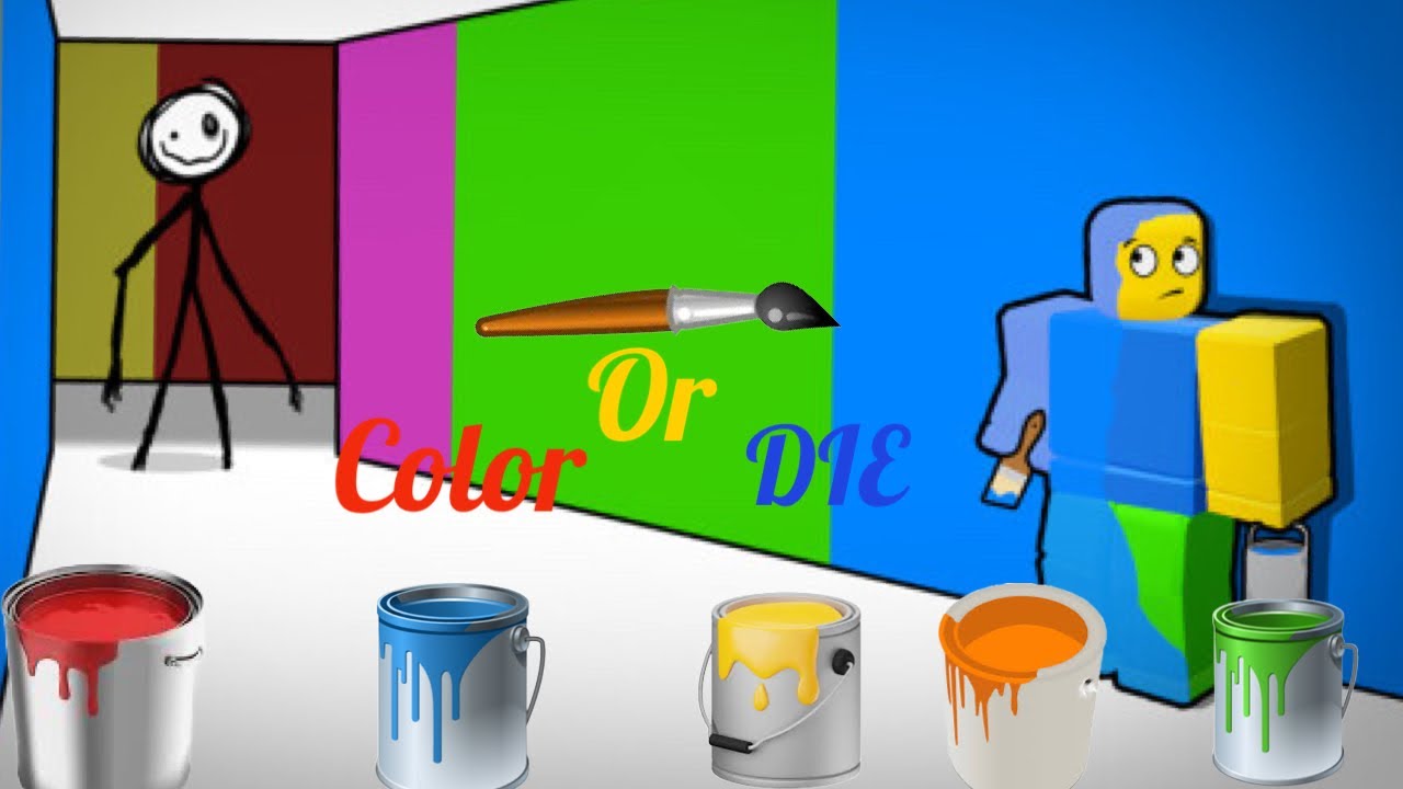 A STICKMAN WAS AFTER ME: Color or Die - YouTube