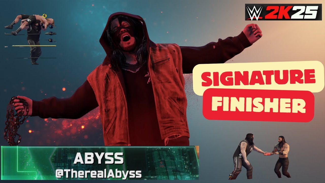 ABYSS : Signature & Finisher in WWE | All WWE superstars Signatures ...