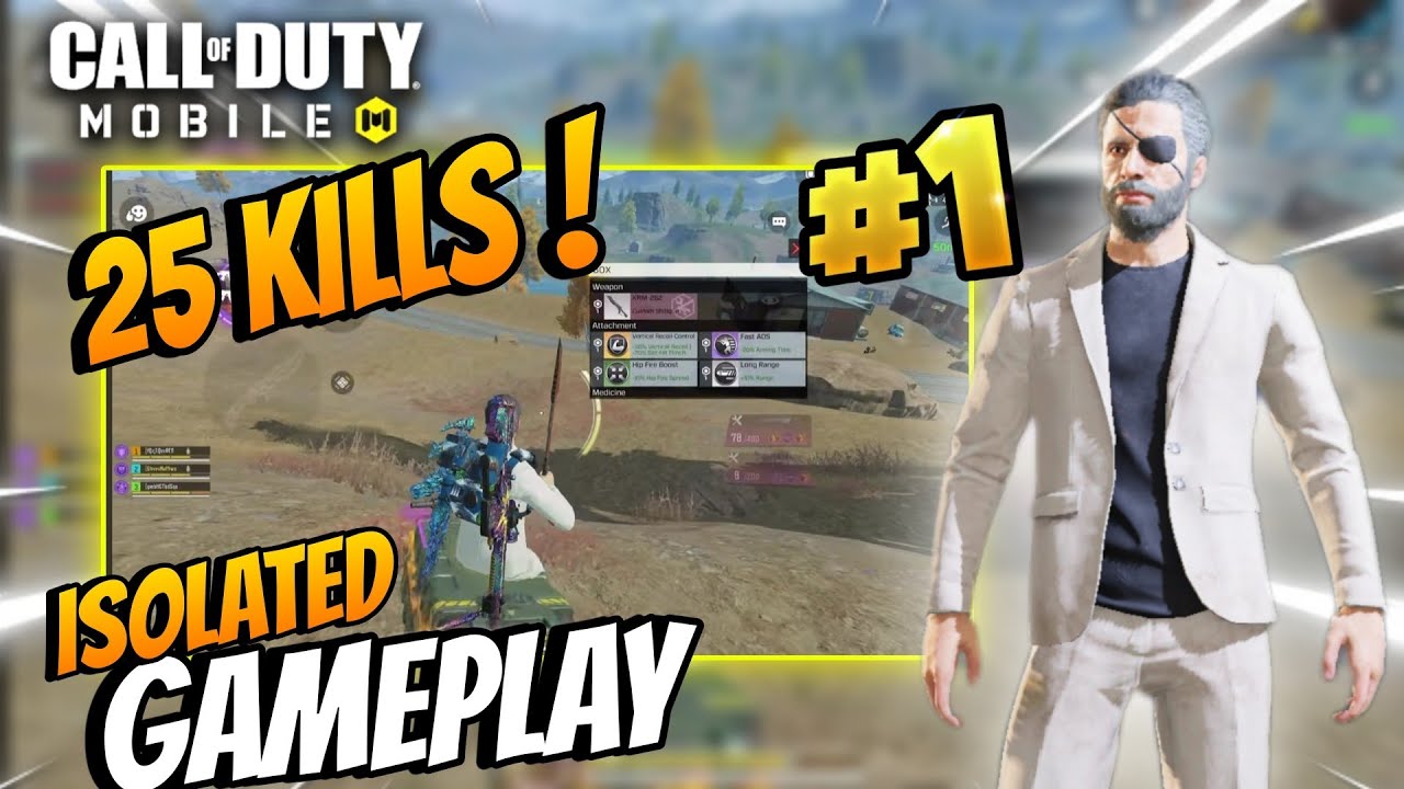 25 KILLS LEGENDARY RANK ISOLATED GAMEPLAY | CODM - YouTube