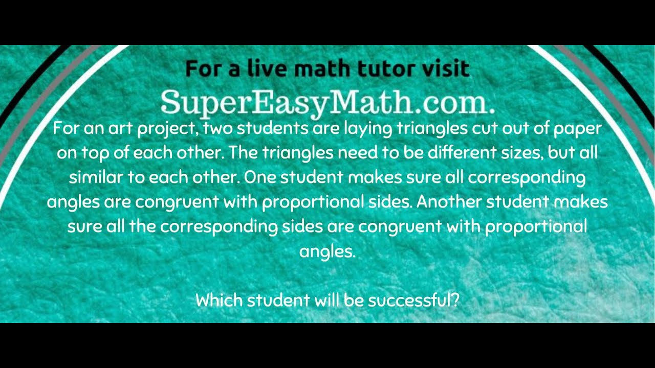 MPOTD - Similar Triangles - YouTube