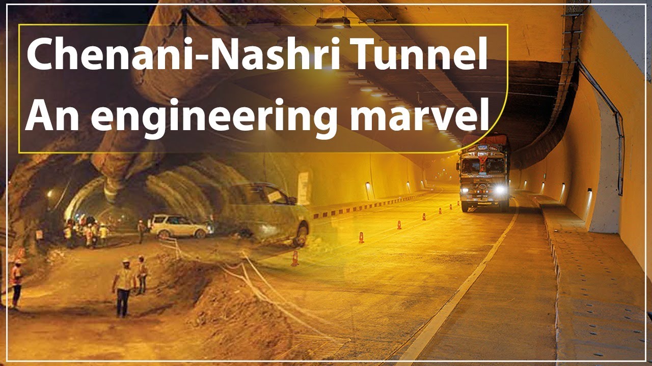 Chenani-Nashri Tunnel - An engineering marvel | Nitin Gadkari | - YouTube