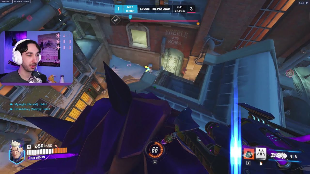 Batman (Hazard) Watches Over King's Row | Overwatch 2 - YouTube