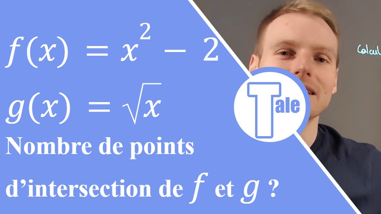 Comment trouver les points d'intersection de deux fonctions ? - YouTube