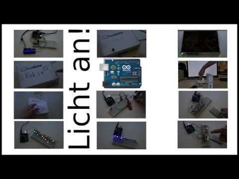Arduino Projektwoche 2018: Projekt "Licht an" - YouTube