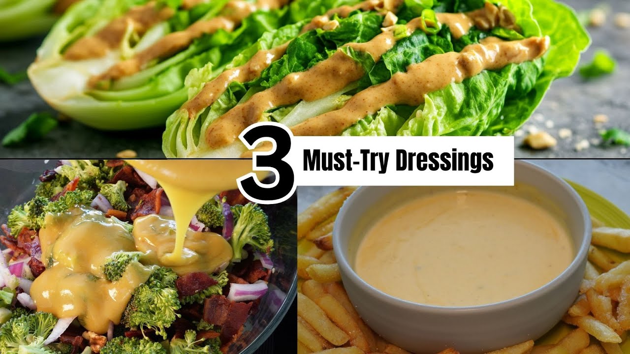 3 Unique Salad Dressings You've Never Tried | Easy & Flavor-Packed ...