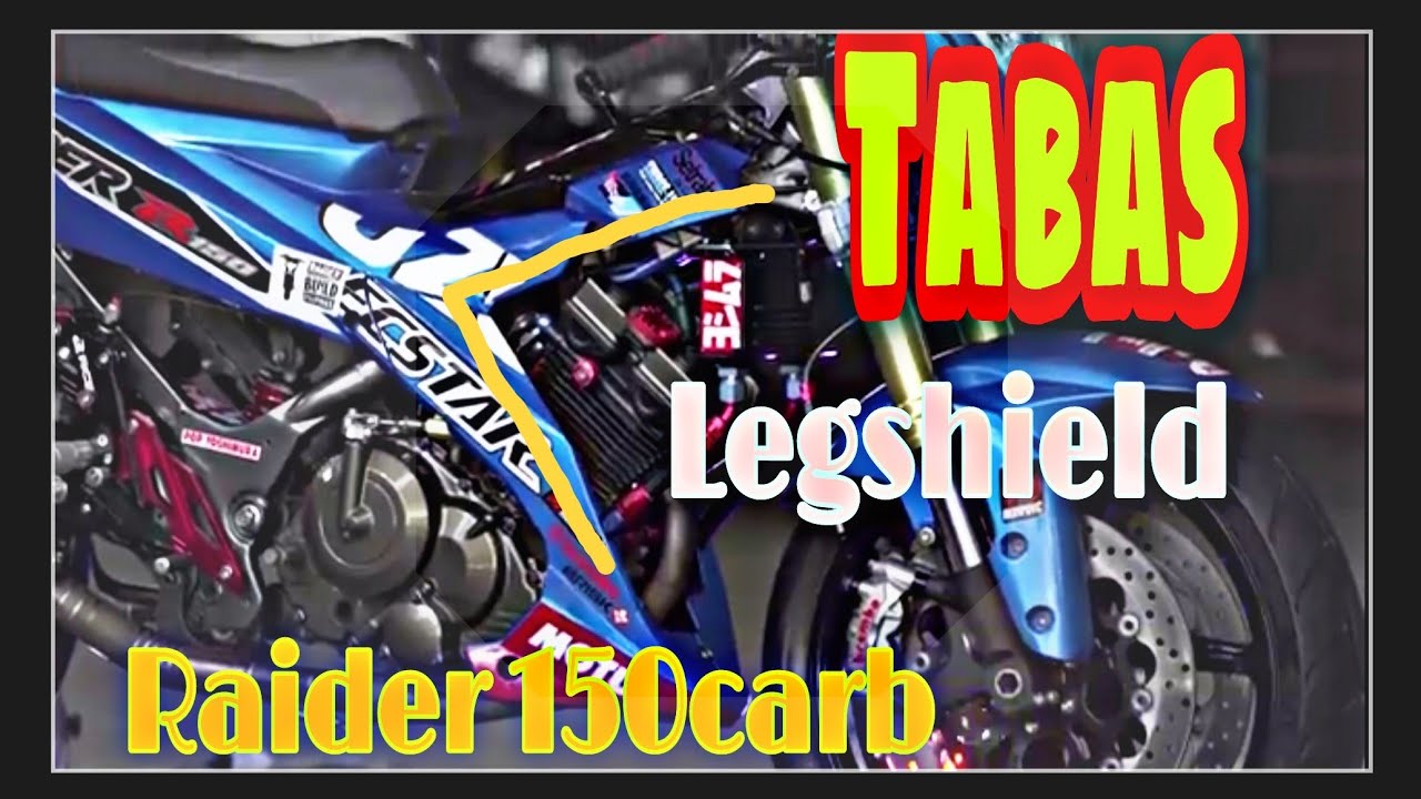 Tabas fairings raider 150 carb - YouTube
