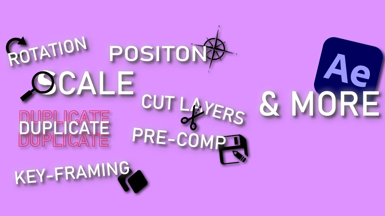 After Effects shortcuts *FOR BEGINNERS* - YouTube