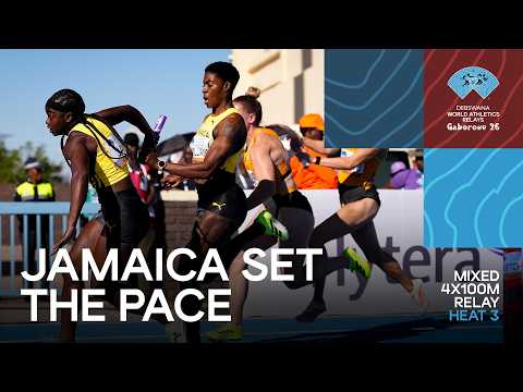 Jamaica dominate women’s 4x100m in Gaborone | World Athletics Relays Gaborone 2026