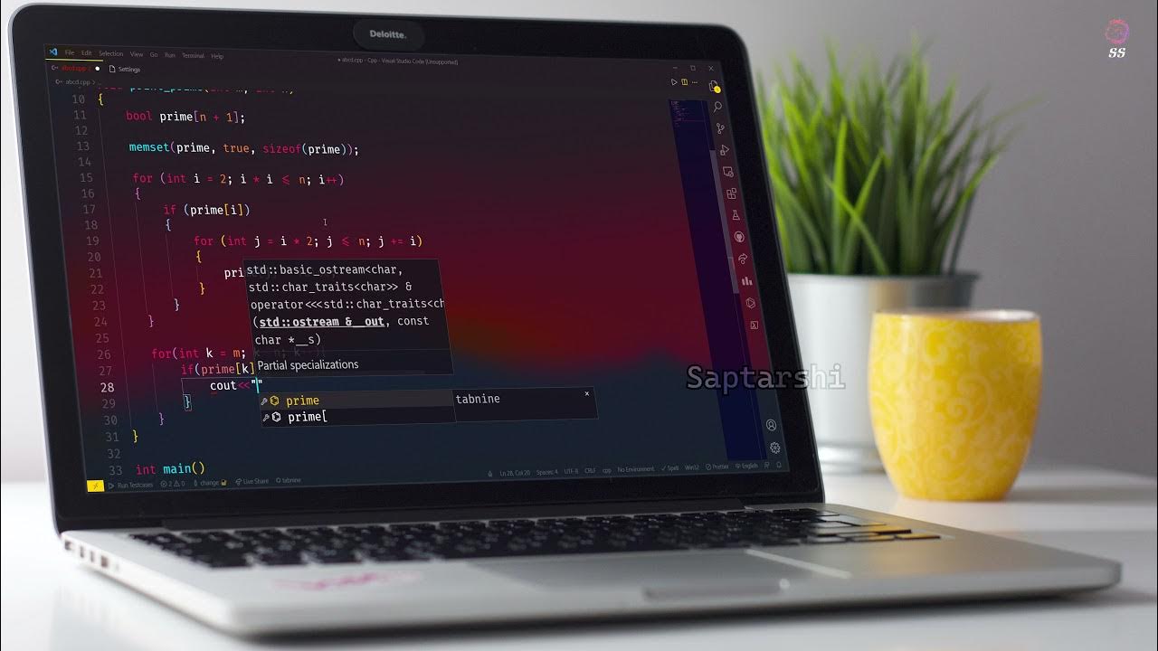 Satisfying Coding Video 4k Finding Prime Numbers C Youtube