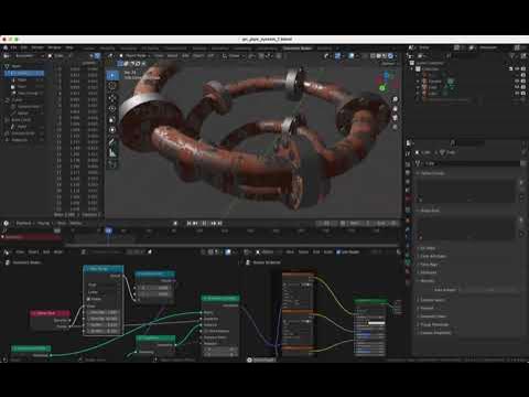Tutorial: How to build and animate this pipe with geometry nodes - YouTube