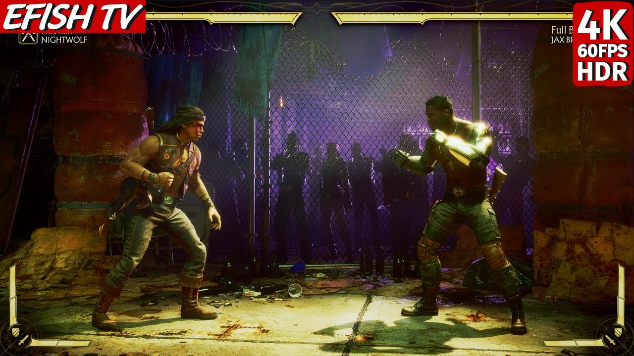 Nightwolf vs Jax Briggs (Hardest AI) - Mortal Kombat 11 - YouTube