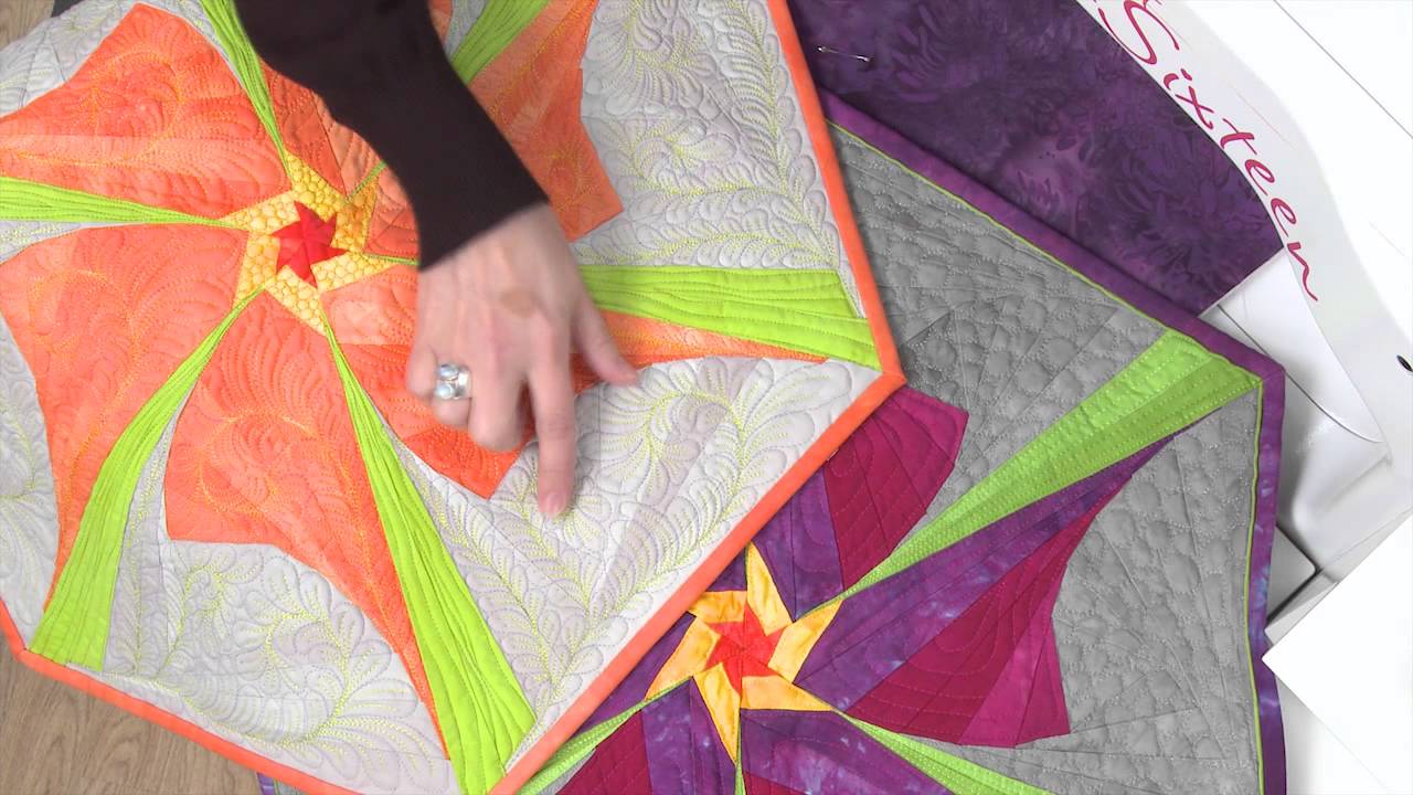 (Preview of) Free-Motion Quilting on the Sweet 16 with Peg Pennell ...