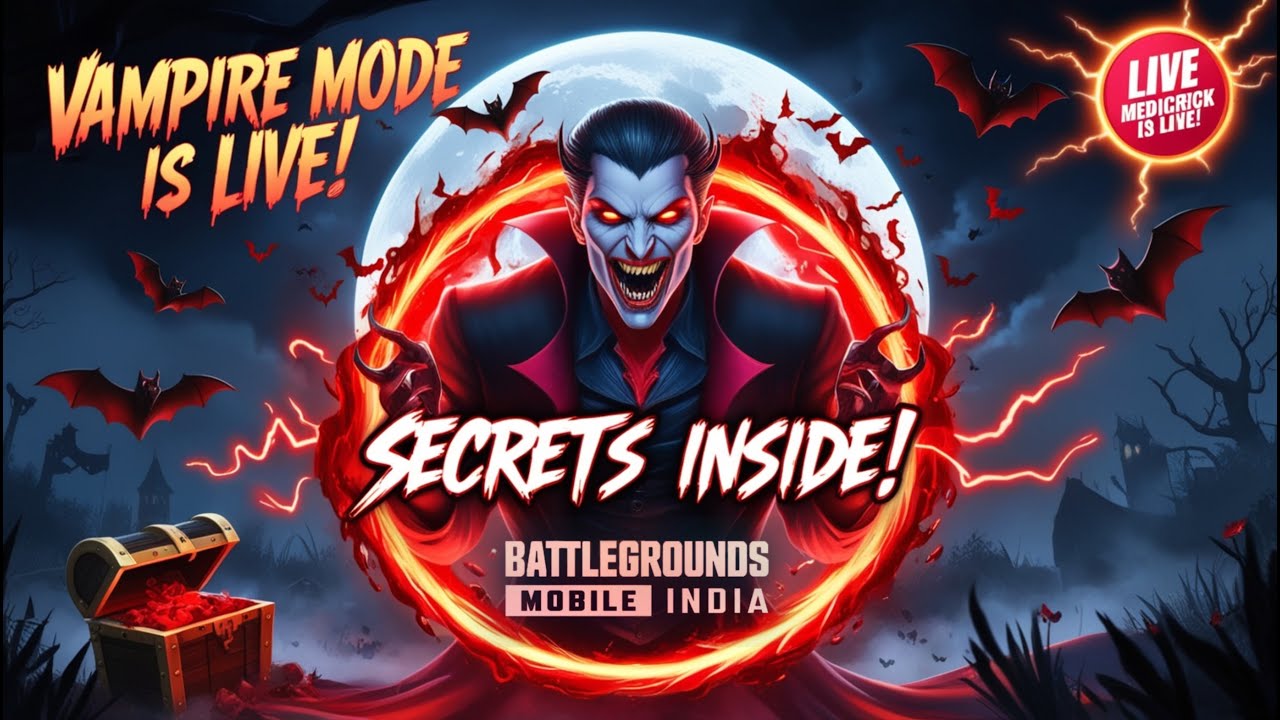 BGMI 3.4 Vampire Mode is Live! Watch Exclusive Gameplay & Top Secrets ...