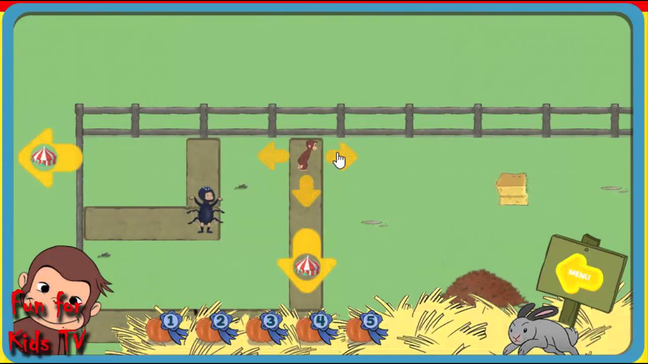 Curious George - Pumpkin Boo! New Games For Kids - Fun Games - Full ...