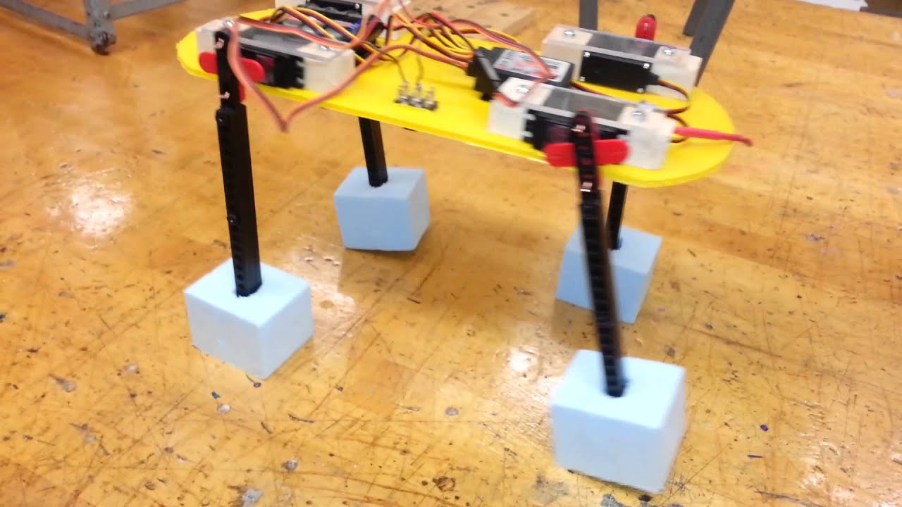 Robot Cheetah Leg Test 3 - YouTube