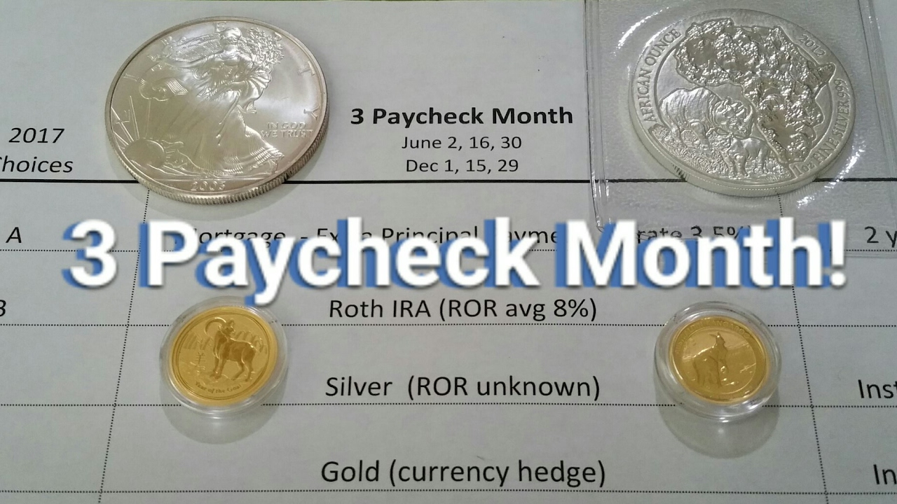 3 Paycheck Month June 2017 - What Would You Do With The Money? - YouTube