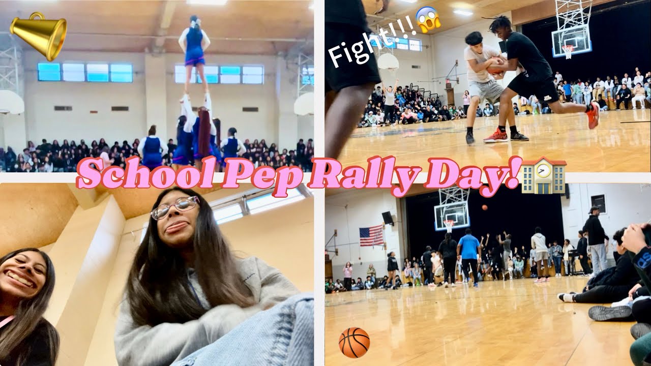 Middle School Pep Rally Day!!!🏫🏀📣 | *Chaotic Basketball Game - YouTube