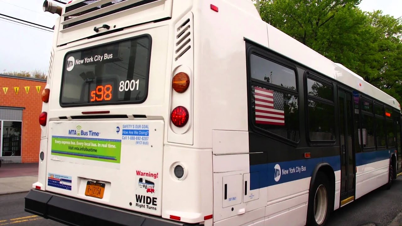 MTA New York City Bus 2011 NovaBus LFS 8001 On The S98 Limited @ South ...