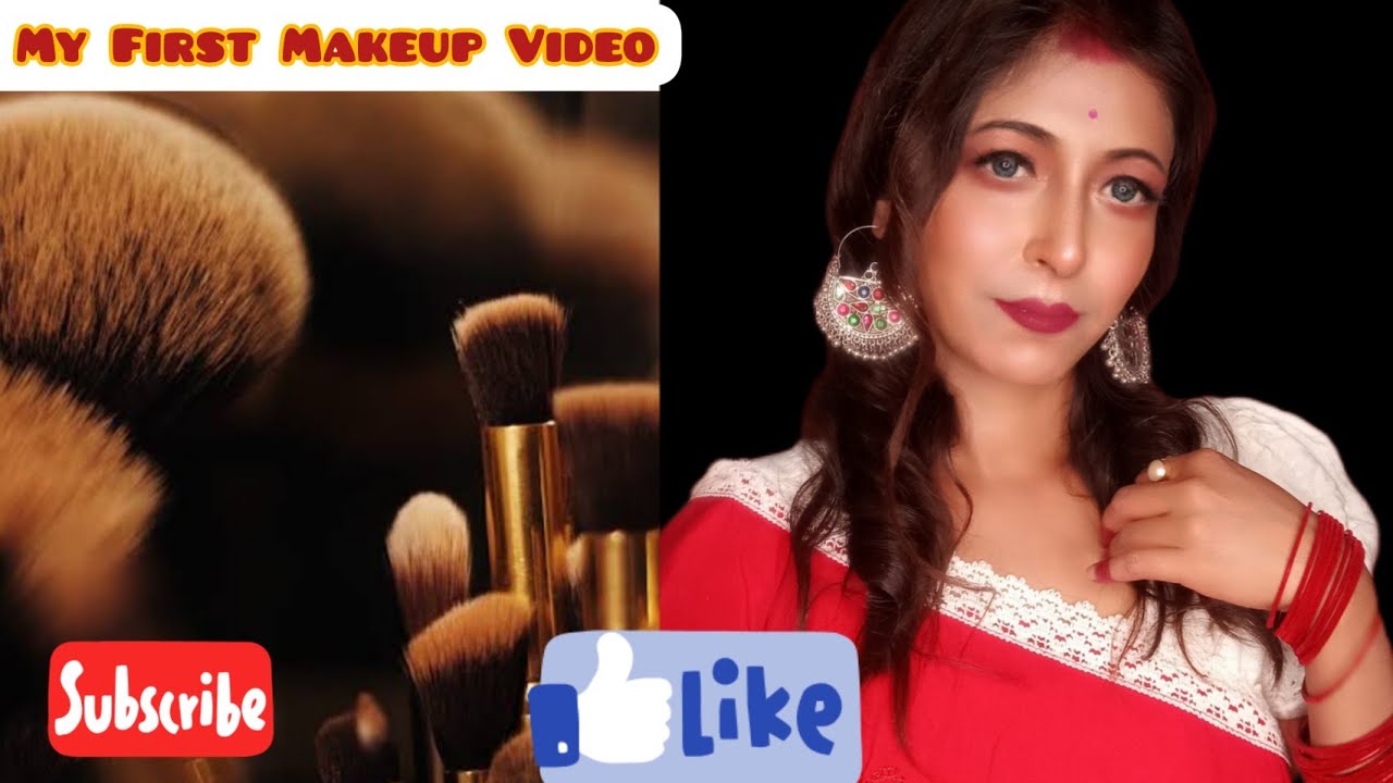 my first self makeup tutorial | step by step makeup tutorial for beginners | self makeup video 💅 ...