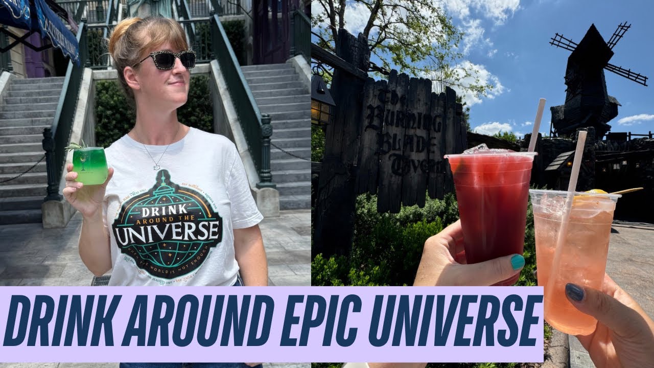 Drink Around the Universe | Best Bars at Epic Universe - YouTube