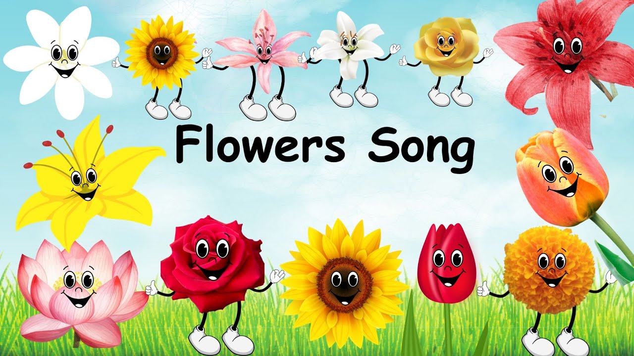 Flowers song| kids Nursery Rhymes| Toddlers rhymes| kids educational ...