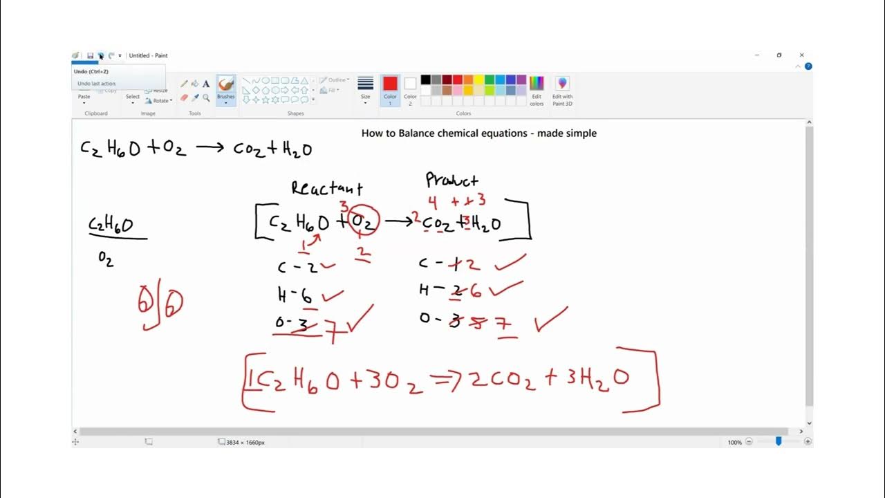 Balancing chemical equations made simple - YouTube