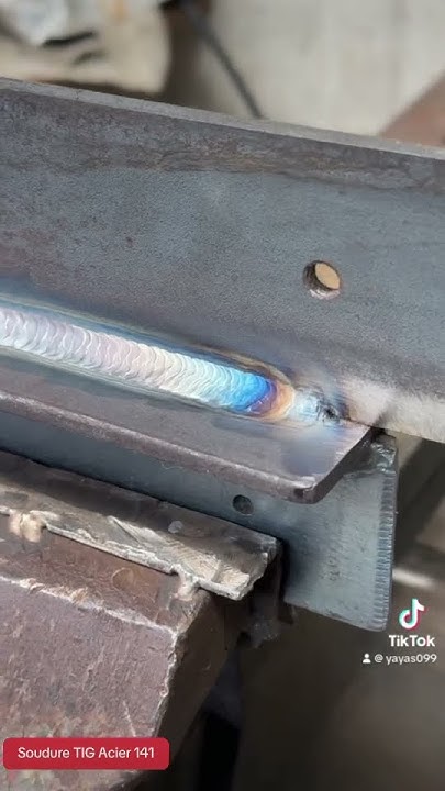 Soudure TIG 141 acier #soudeur #metallerie #weld #france #soudure #welderlife #weldingmachine ...