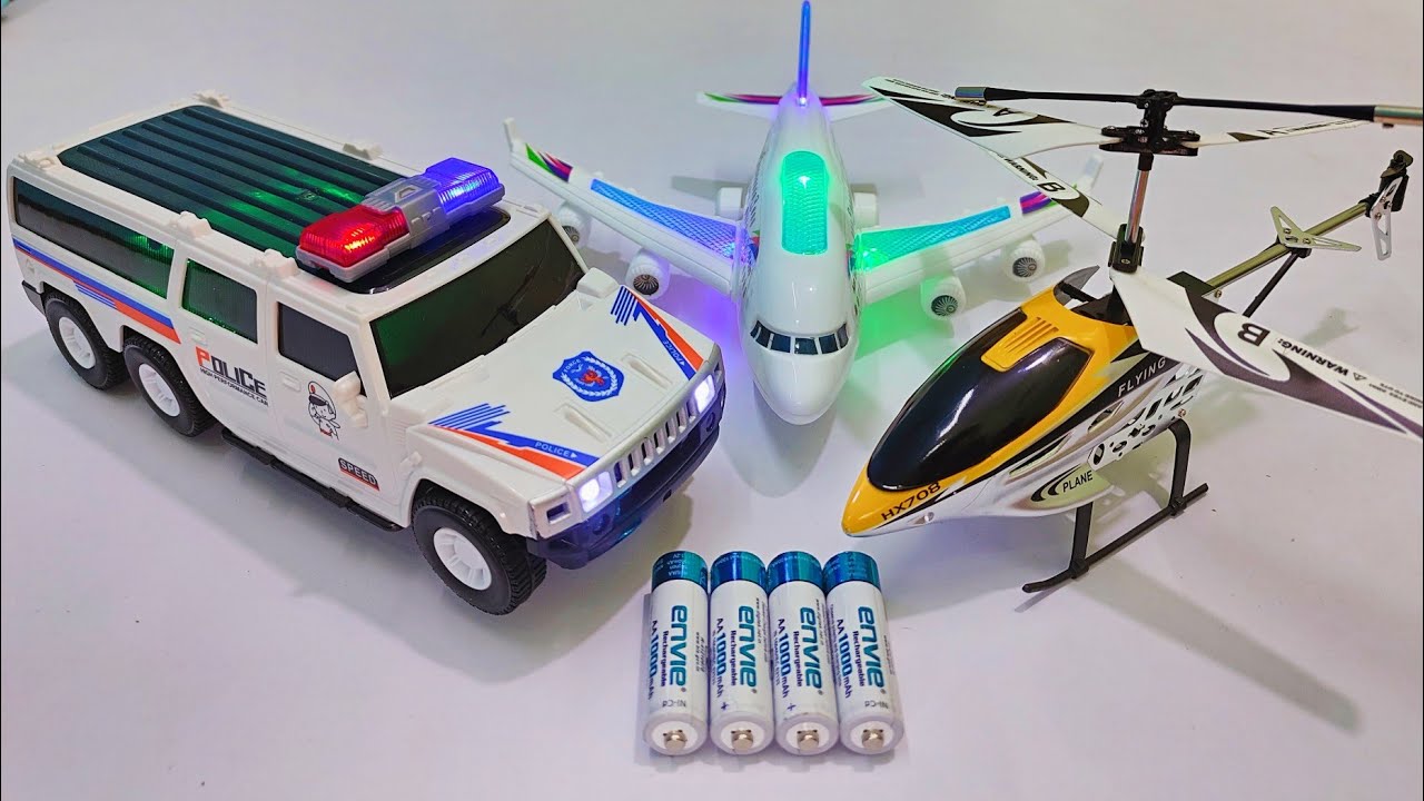 Radio Control Police Car, HX708 Helicopter, Toy police car, 3d lights ...