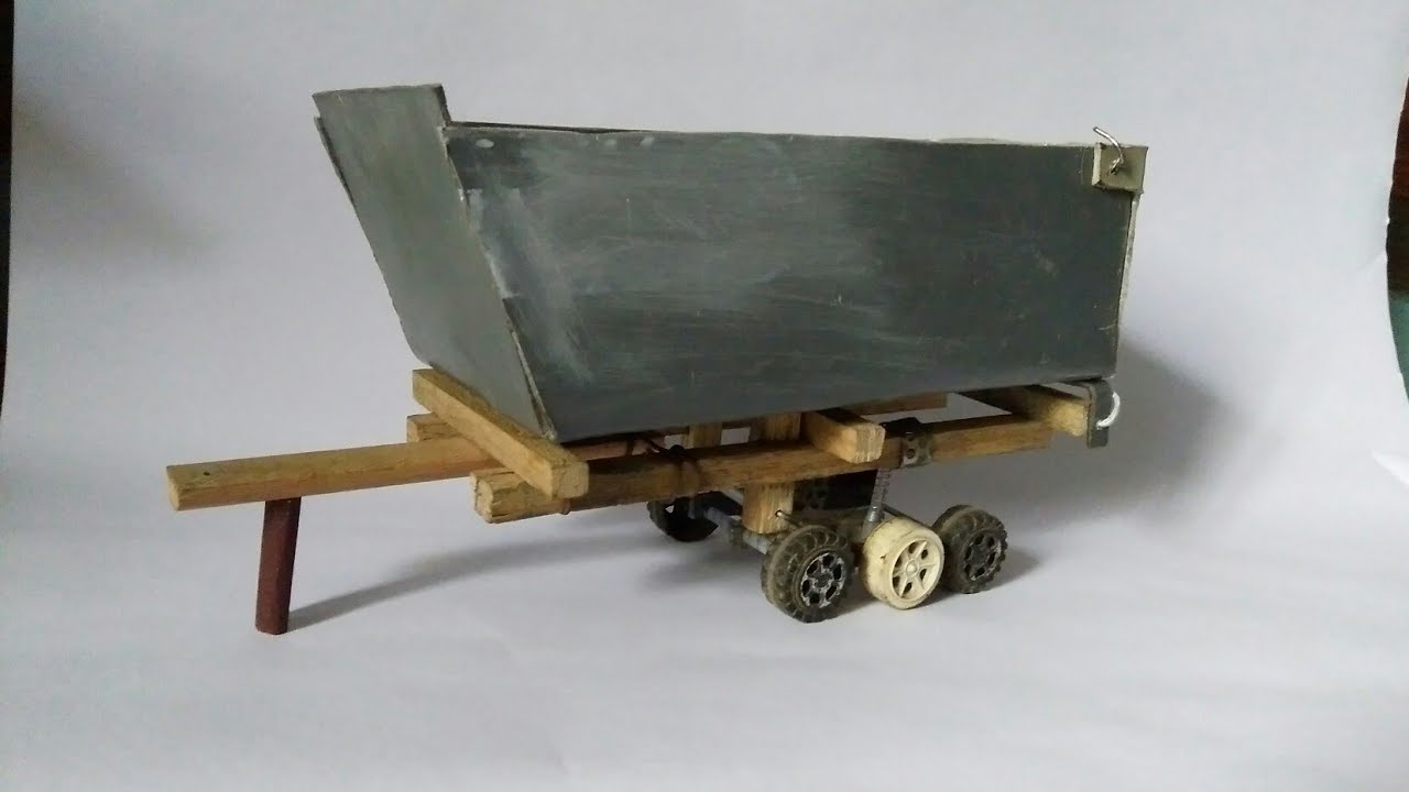 How to make Tipper trailer at home - YouTube