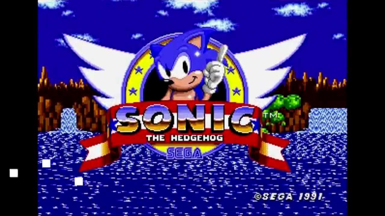 Sonic the Hedgehog 1991 Gameplay Green Hill Level 1 ...