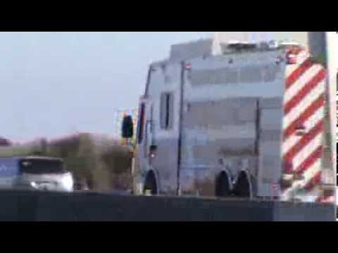 Houston Fire Dept.Haz-Mat Unit#2 en-route to a Haz-Mat call near the ...